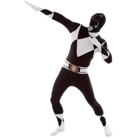 Morphsuits Black Power Ranger Adult Bodysuit Superhero Costume, Halloween, 2XL Size - Walmart.com
