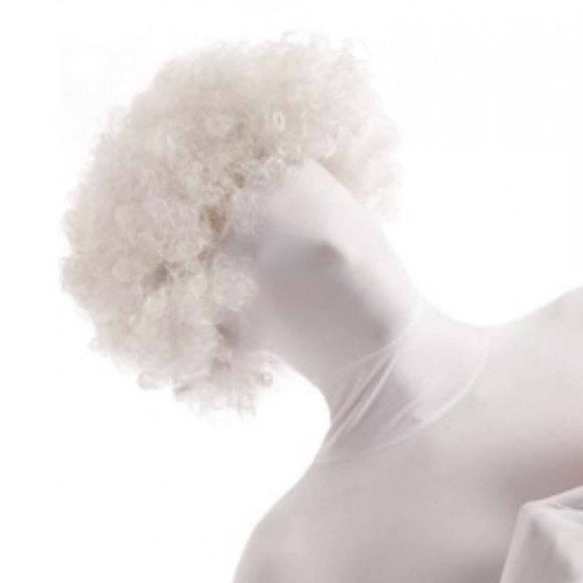 Morphsuits Adult Men/Women Fancy Fuzzy Costume Wig, White - Walmart.com