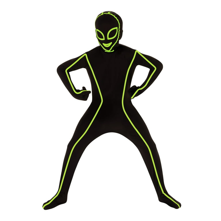 Glow Stick Alien Costume Pick Me Up Alien Inflatable Costume For
