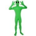 Morphsuits Kids Alien Costume, Green, Large, Fancy Dress, Halloween ...