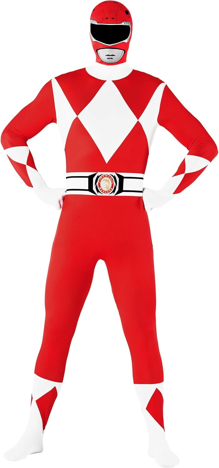 Morphsuits Power Ranger Costume Adult, Power Rangers Costume Adult Men ...
