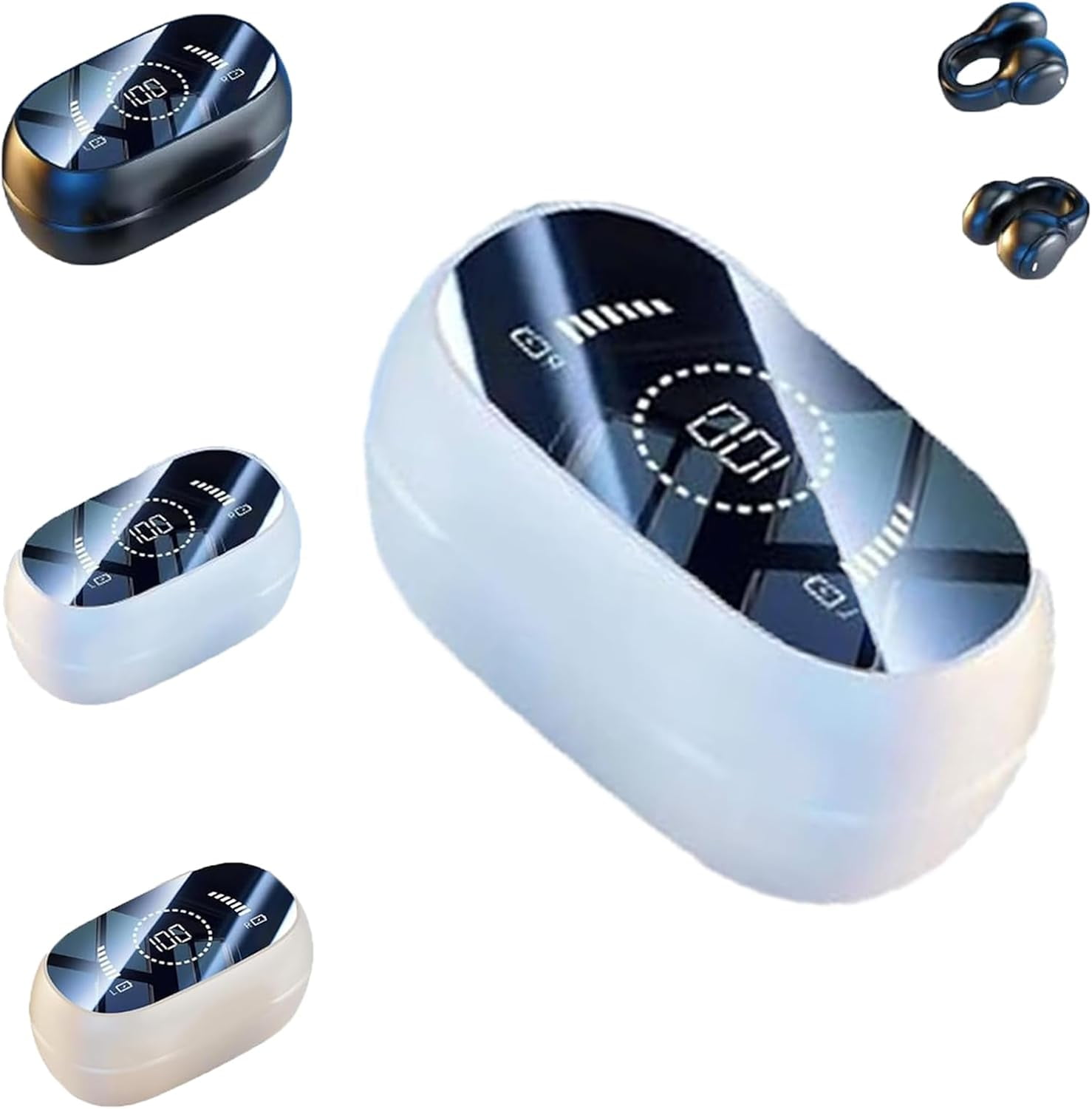 Morrat Ear Clip Headphones, Ear Clip Bluetooth Headphones, Wireless Ear ...