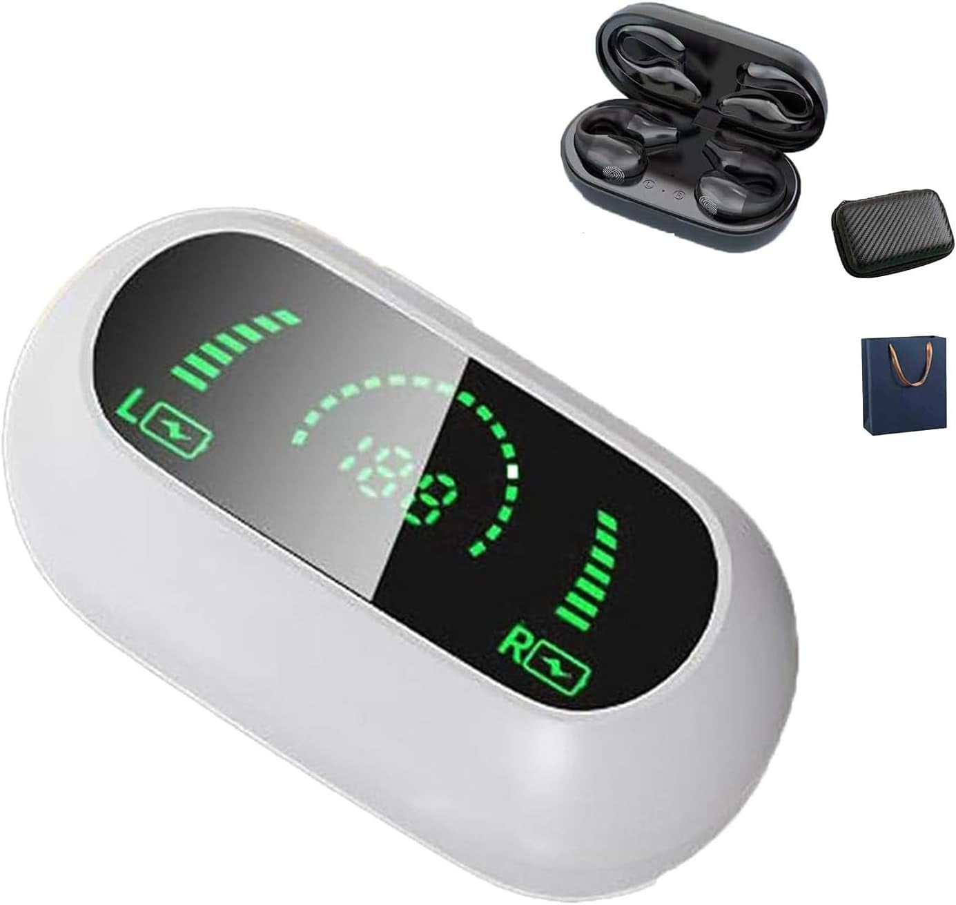 Morrat Ear Clip Headphones, Morrat Wireless Ear Clip Bone Conduction ...