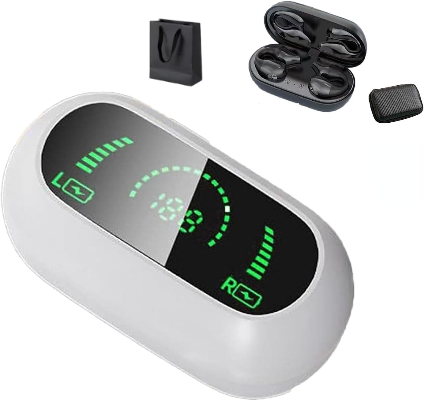 Morrat Ear Clip Headphones, Morrat Wireless Ear Clip Bone Conduction ...