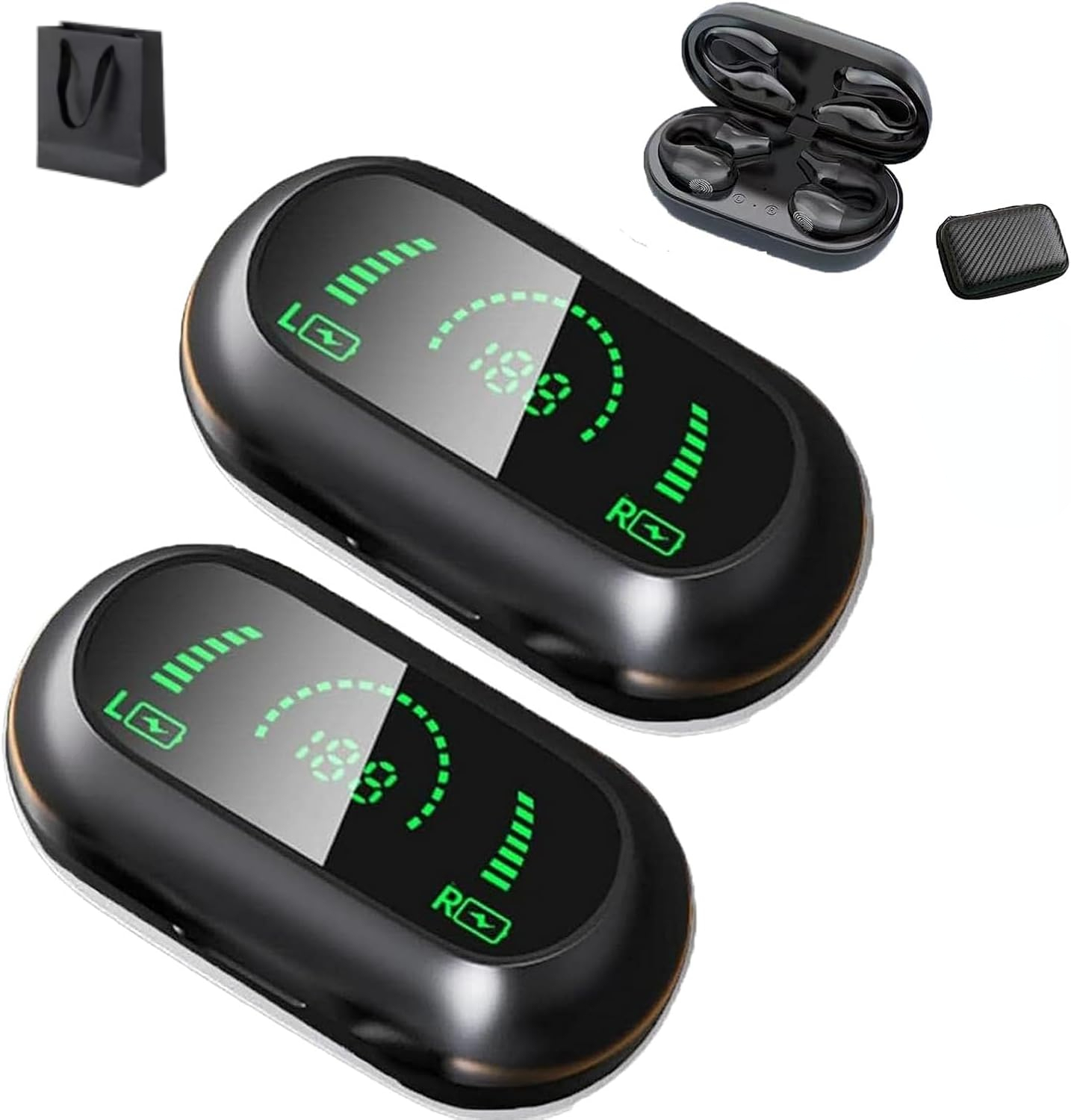 Morrat Ear Clip Headphones, Morrat Wireless Ear Clip Bone Conduction ...