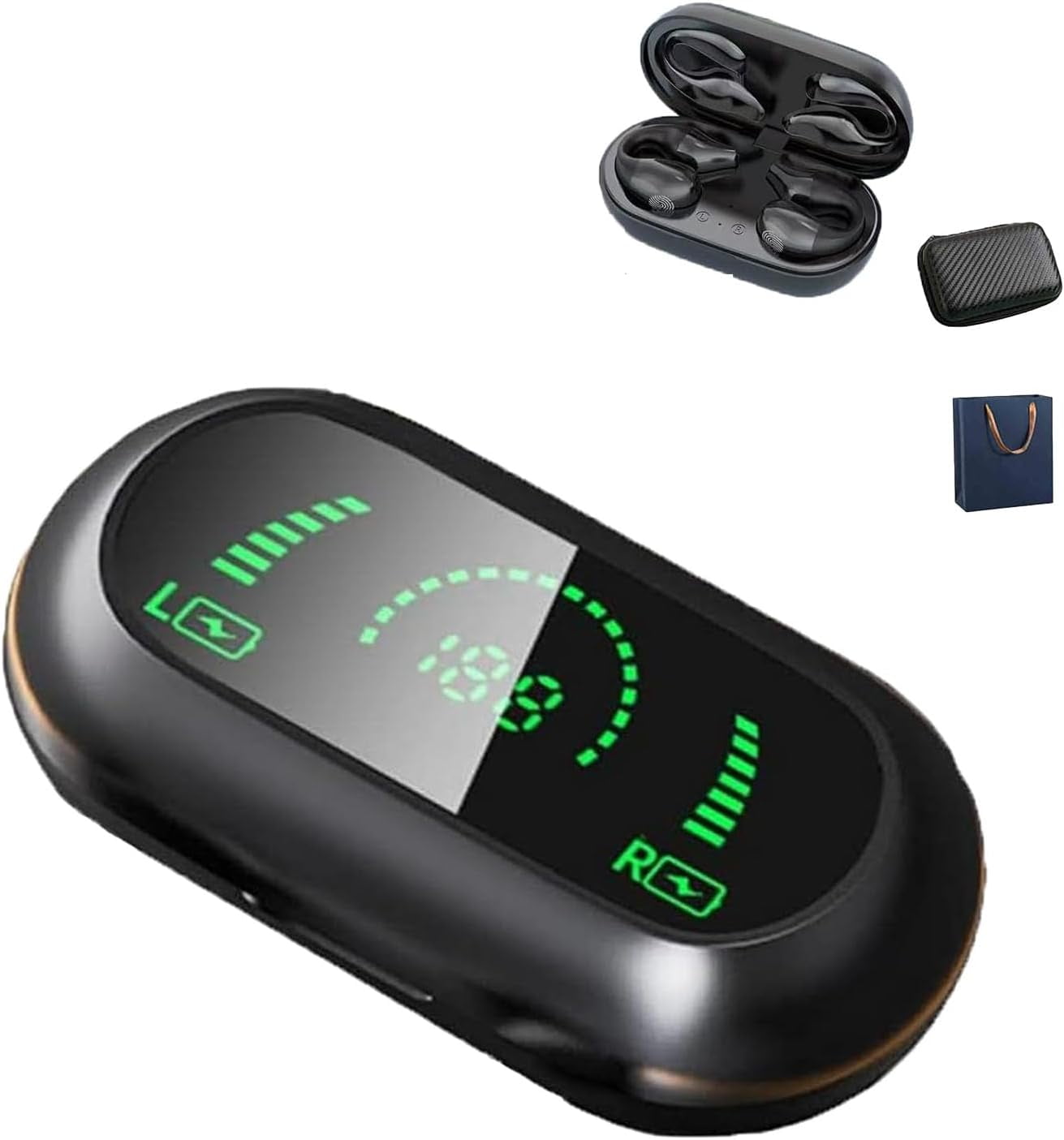 Morrat Ear Clip Headphones, Morrat Wireless Ear Clip Bone Conduction ...