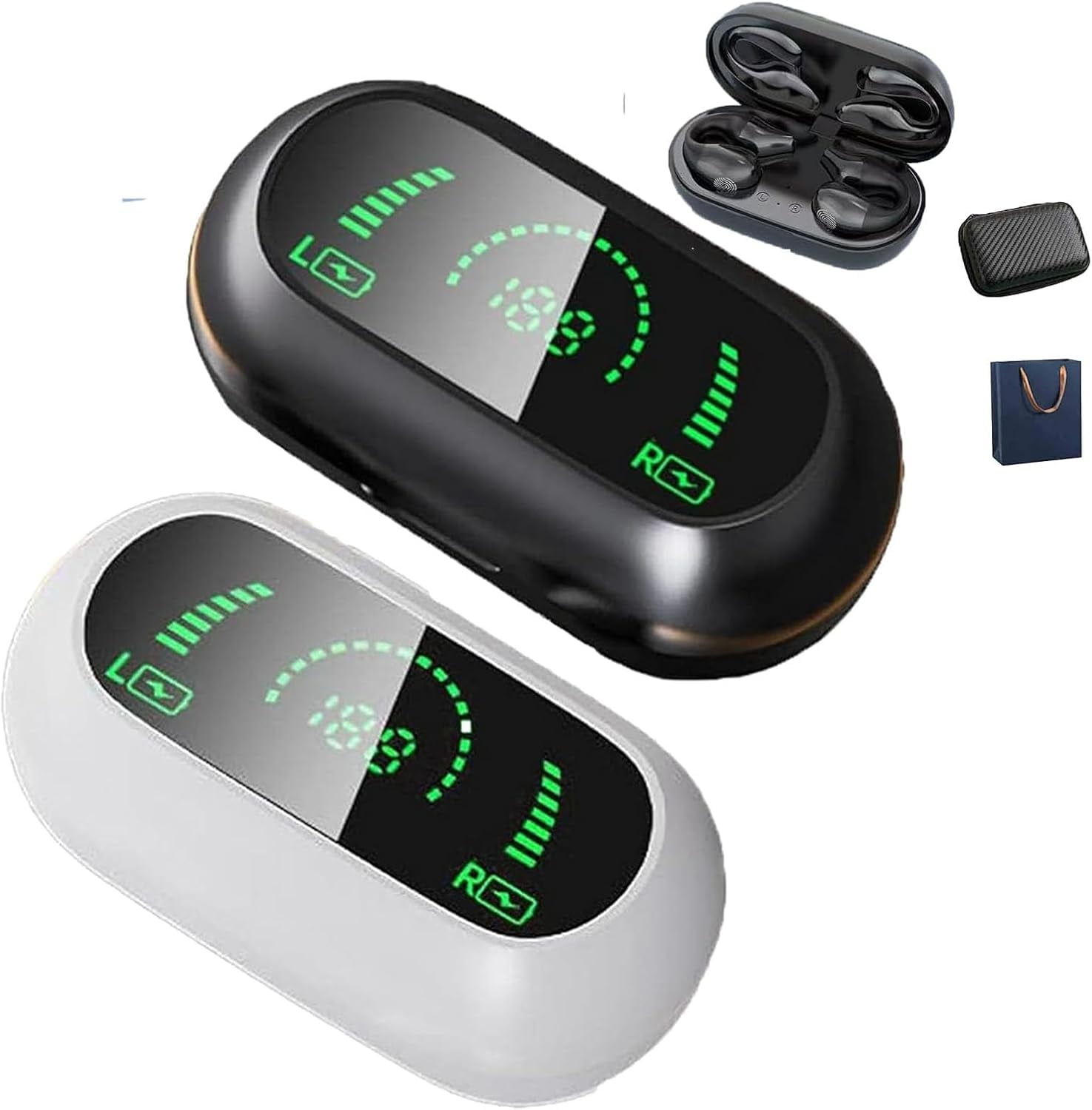 Morrat Ear Clip Headphones, Morrat Wireless Ear Clip Bone Conduction ...