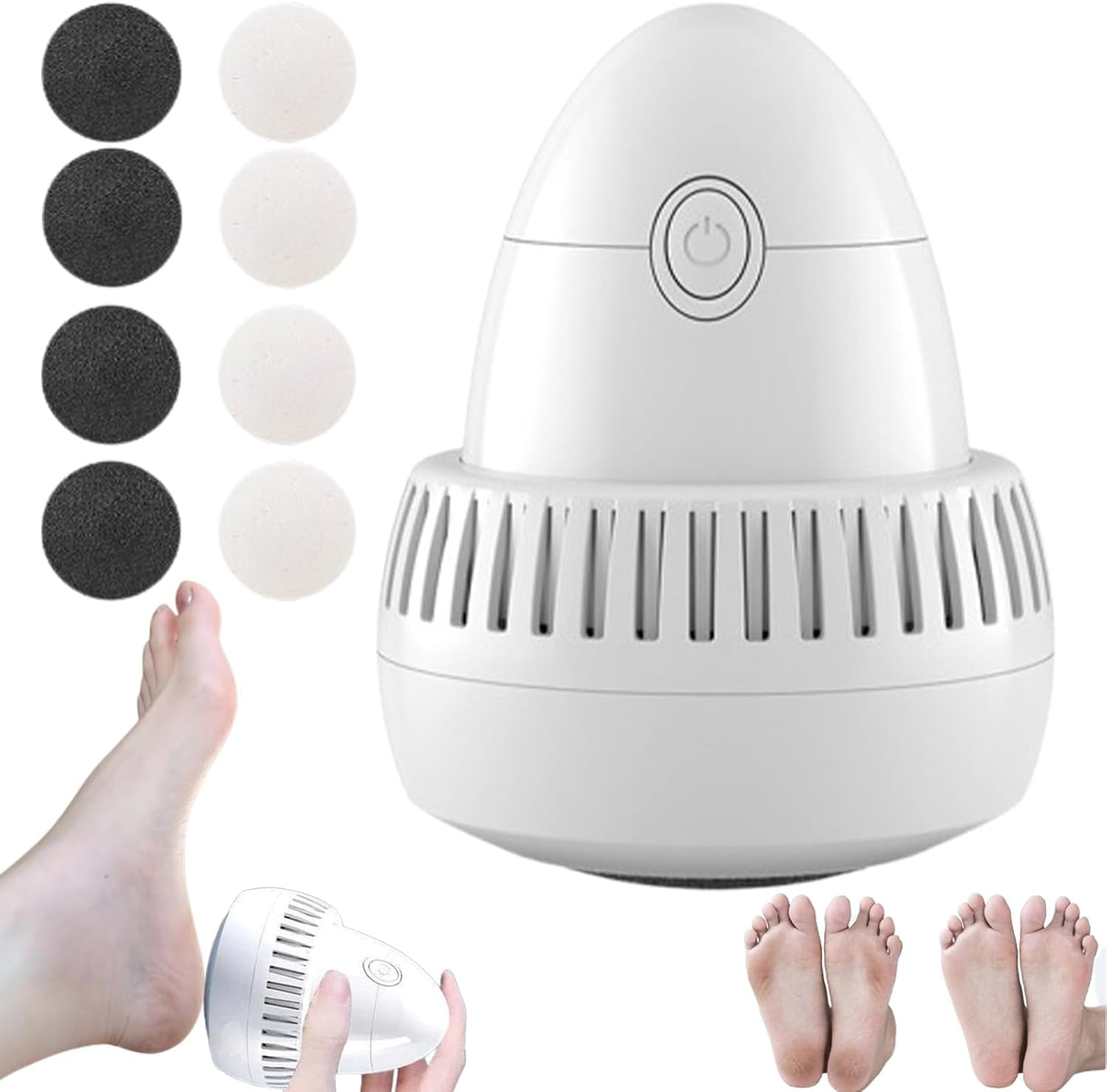 Morrat Foot Grinder, Electric Hard Rupture Skin Trimmer with 12 Replace ...