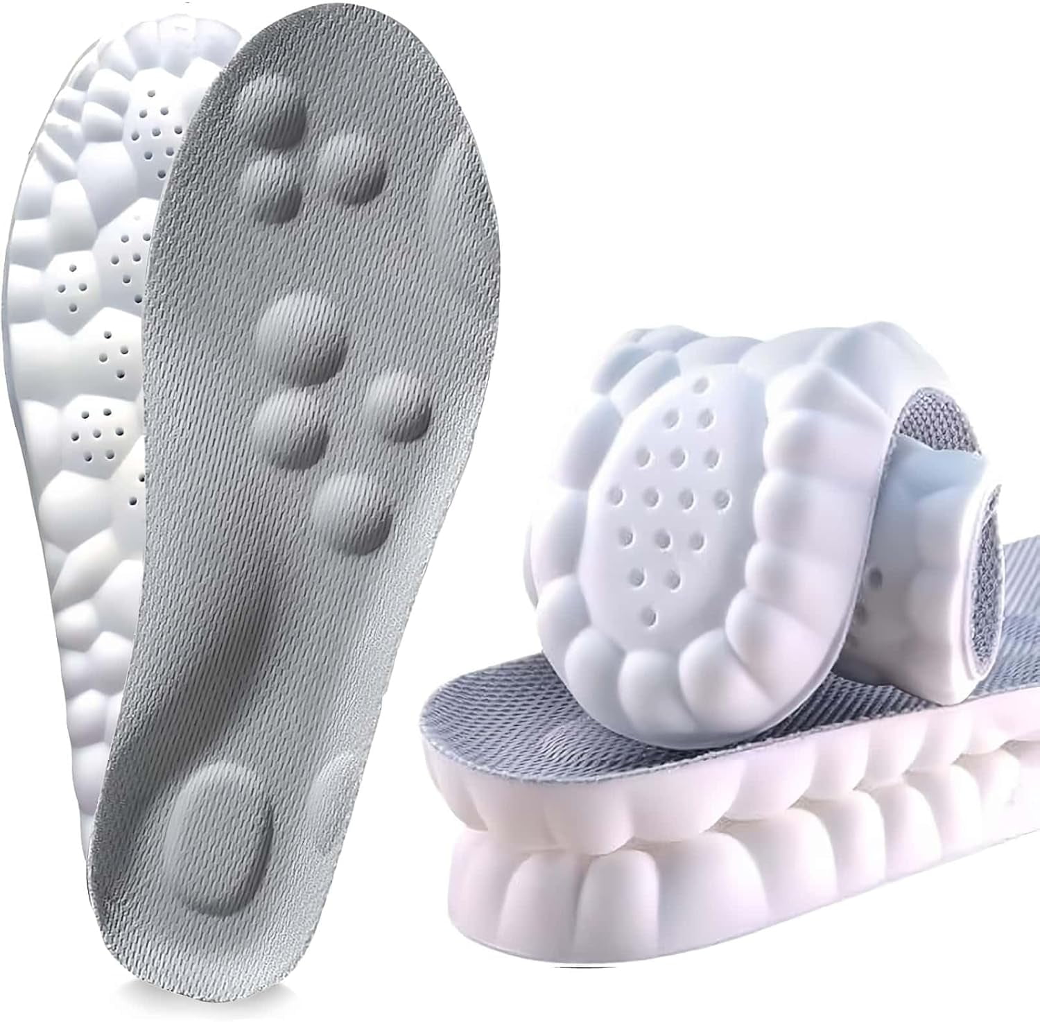 Morrat Insole,4D Cloud Technology Insole Soft Comfort Insoles, U-Shape ...