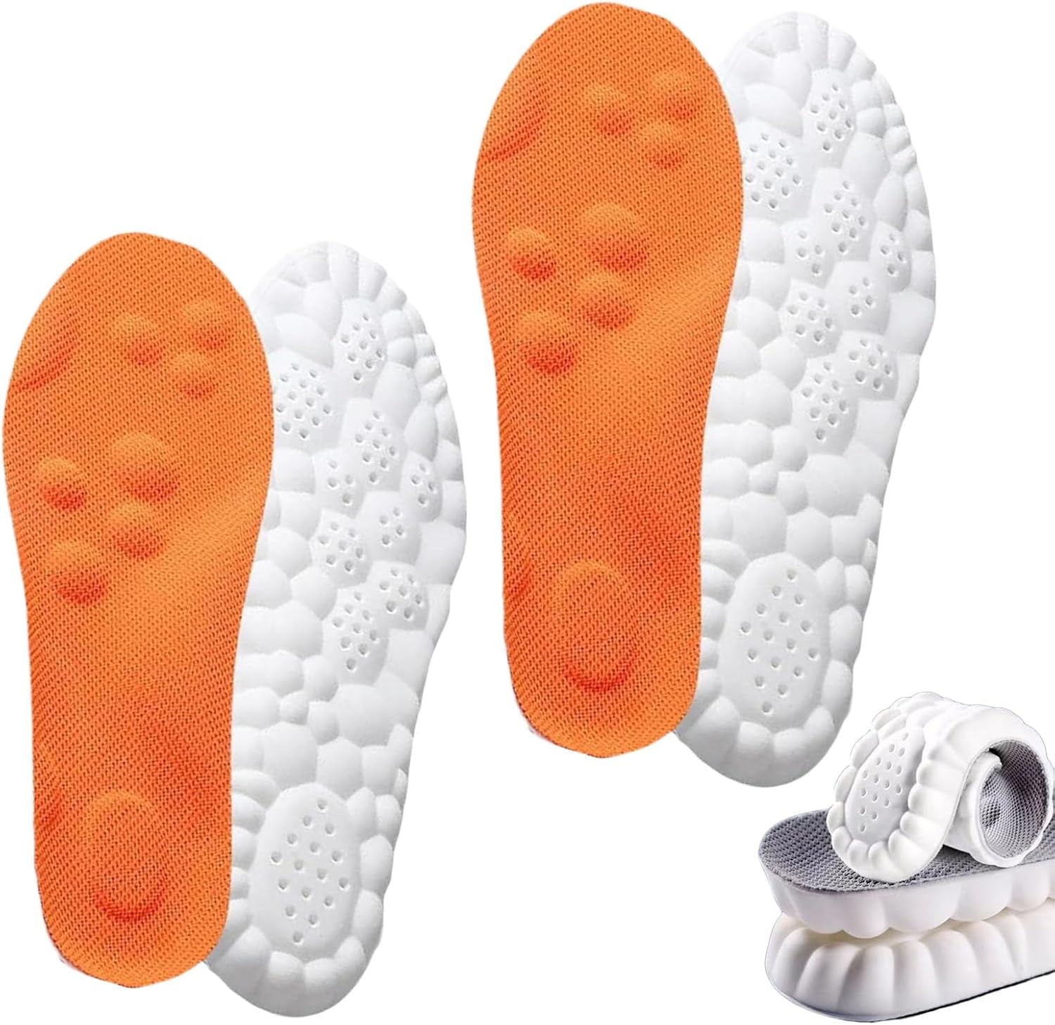 Morrat Insole, 4d Cloud Insoles for Women/Men - Super Soft 4D Cloud ...