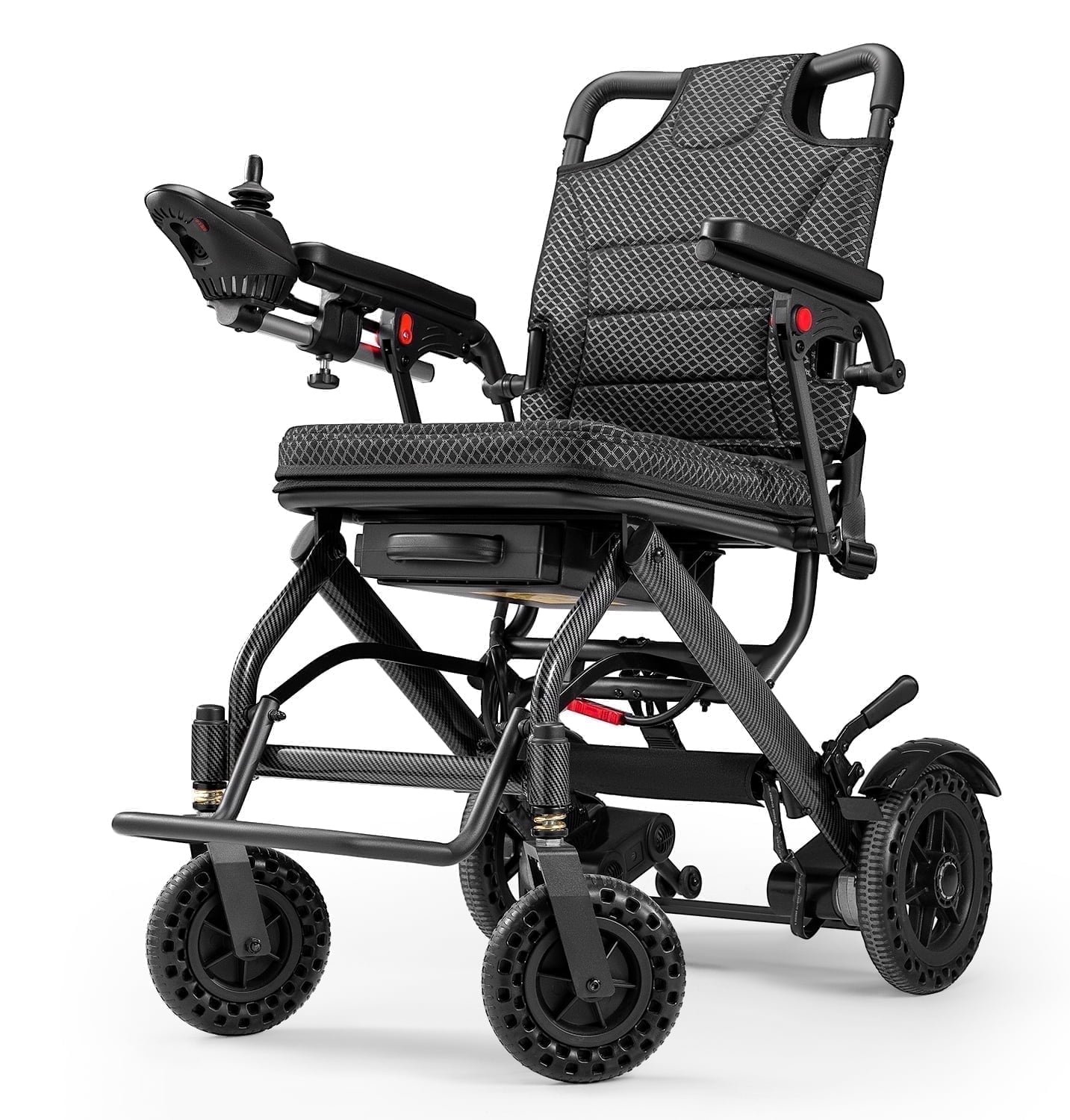 Lightweight Electric Power Wheelchair 36lbs,Foldable All Terrain ...