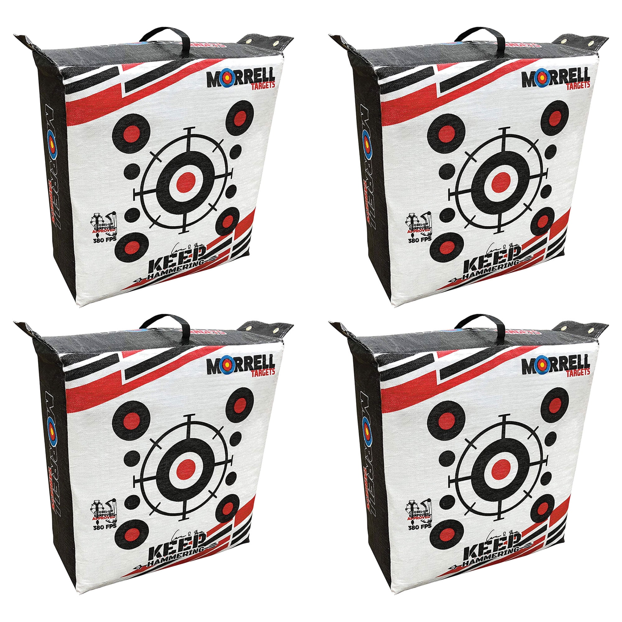 Morrell Keep Hammering 54Lb Field Point Archery Bag Target, 4 Pack ...