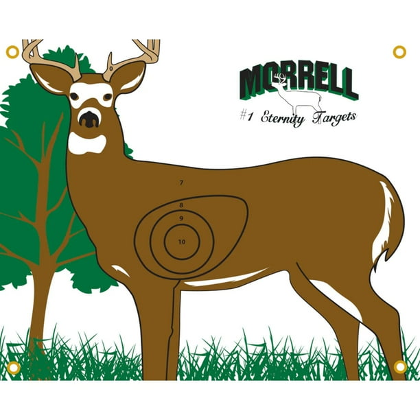 Morrell Polypropylene Target Face Nasp/ibo Whitetail - Walmart.com