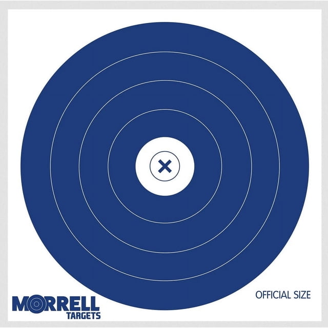 Morrell Single Spot Paper Archery Target Faces 100 Pack - Walmart ...