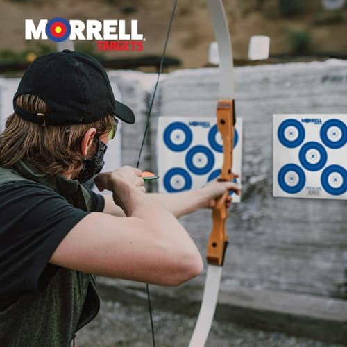 Morrell Targets 17 Inch Archery NFAA Official Size 5 Spot 100 Pound ...