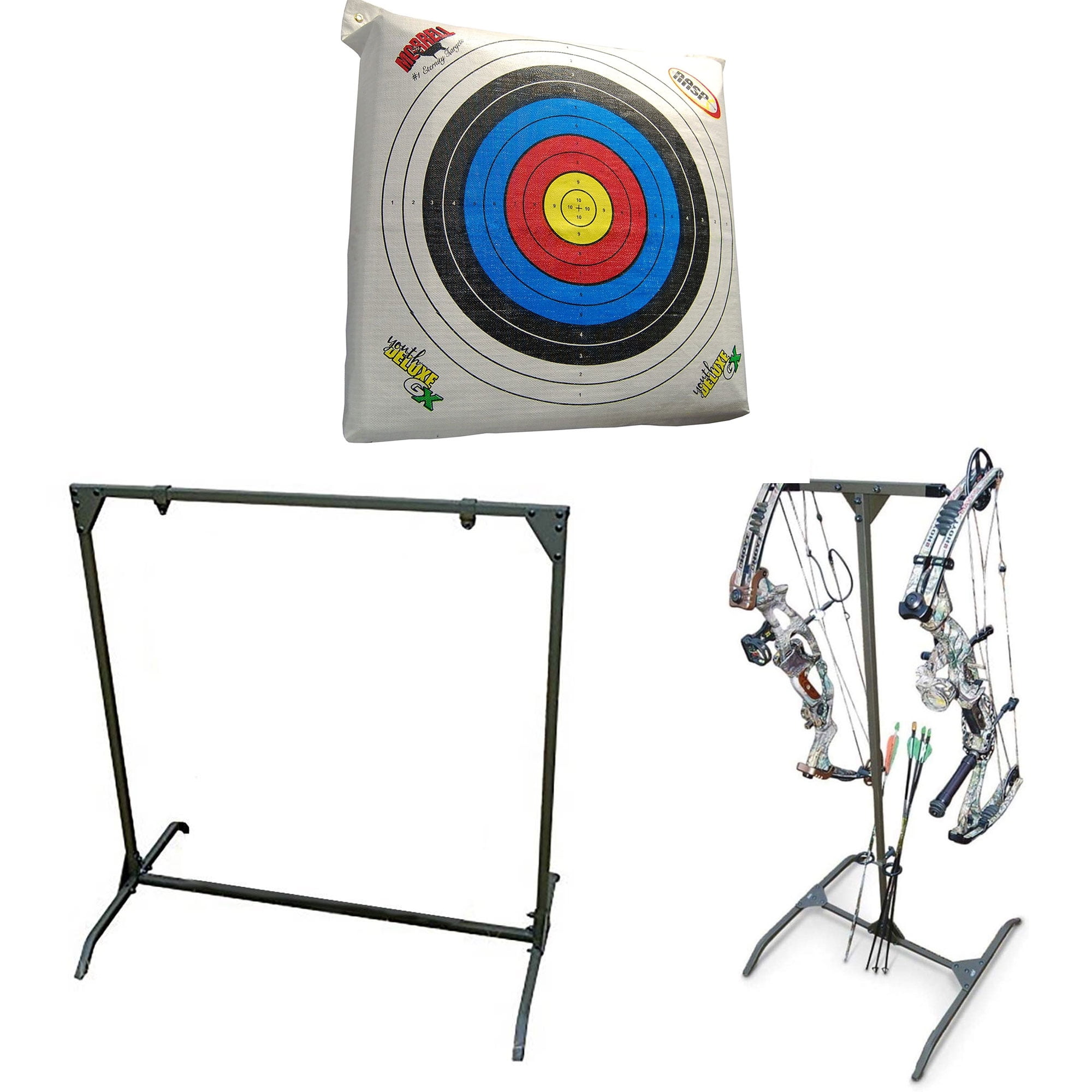 Morrell Weatherproof Field Archery Bag Target w/ Shooting Stand ...