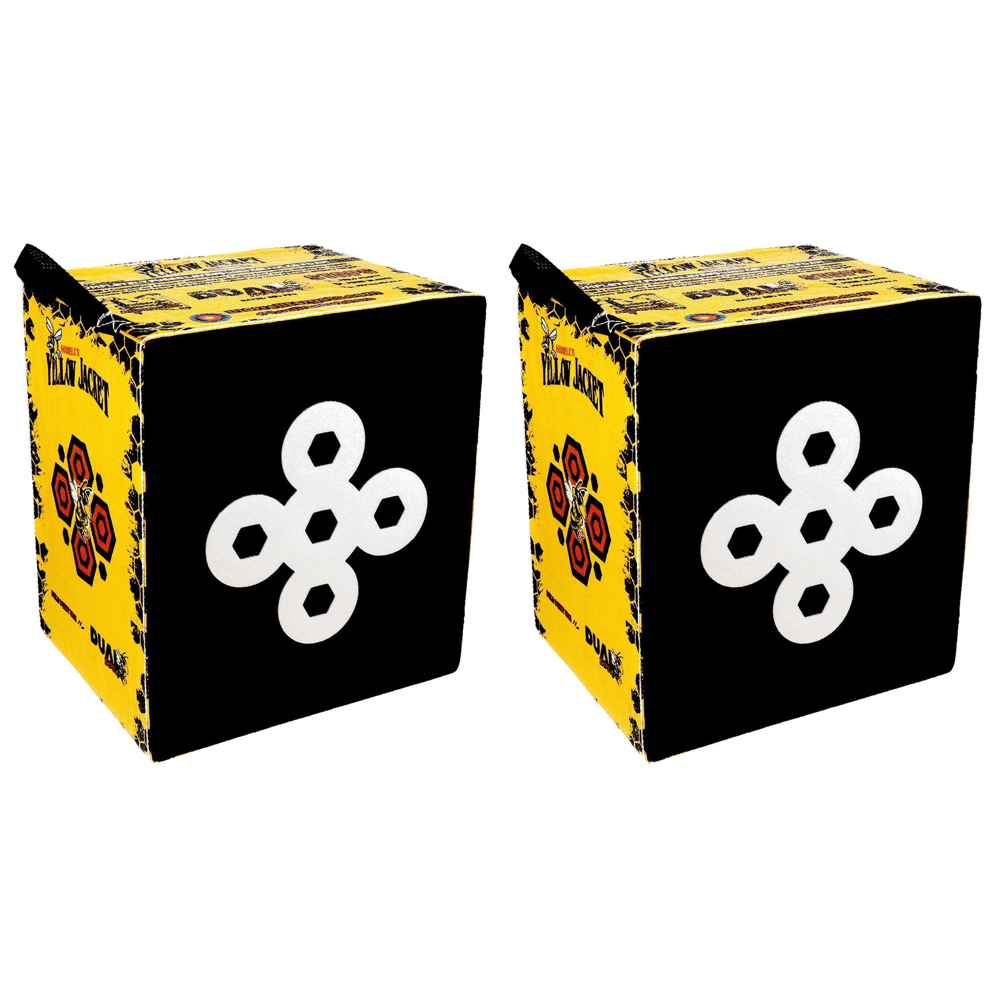 Morrell Yellow Jacket 380 FPS Crossbow Cube Targets w/ Carry Handle, 2 ...