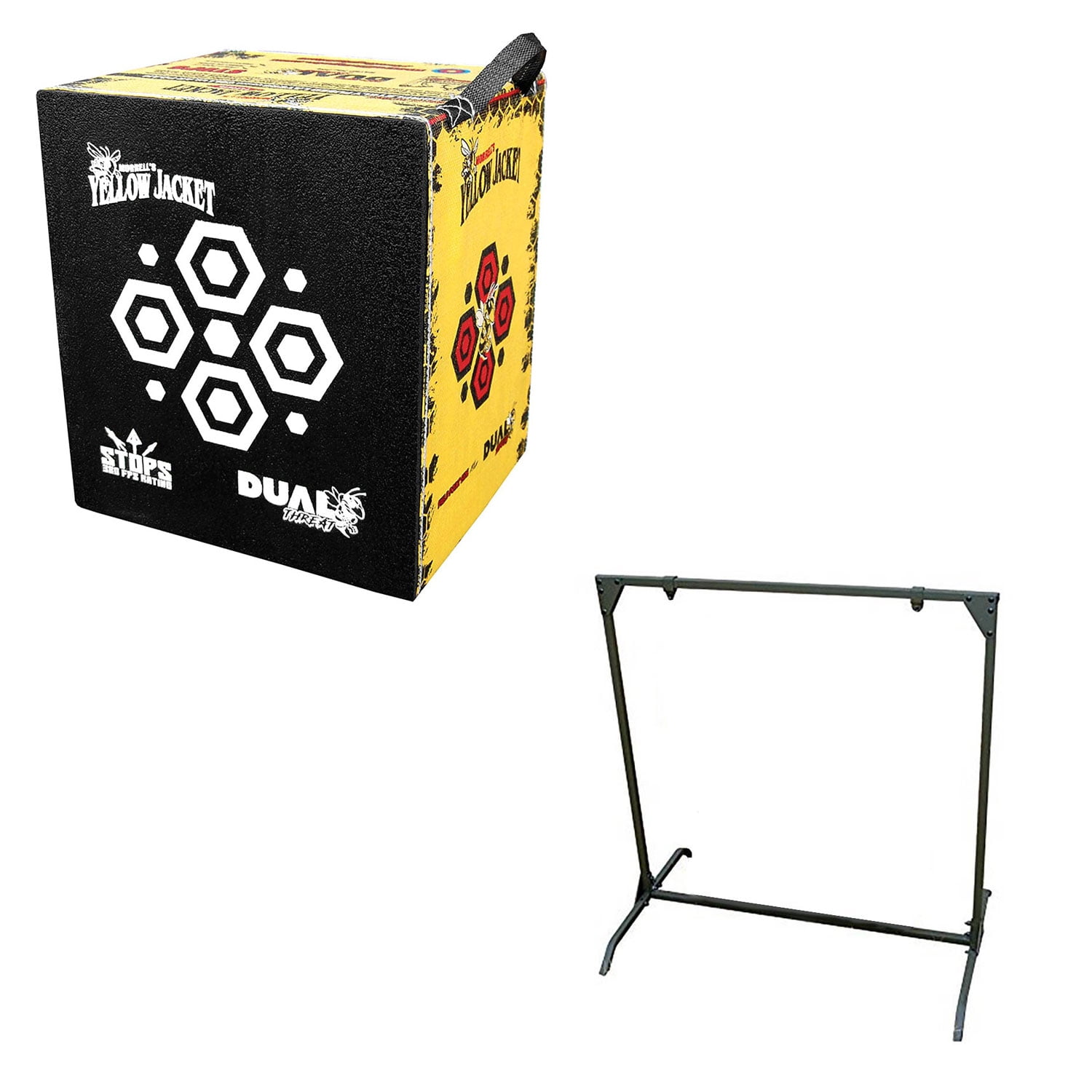 Morrell Yellow Jacket 380 FPS Dual Threat Cube Archery Target w/ Target ...