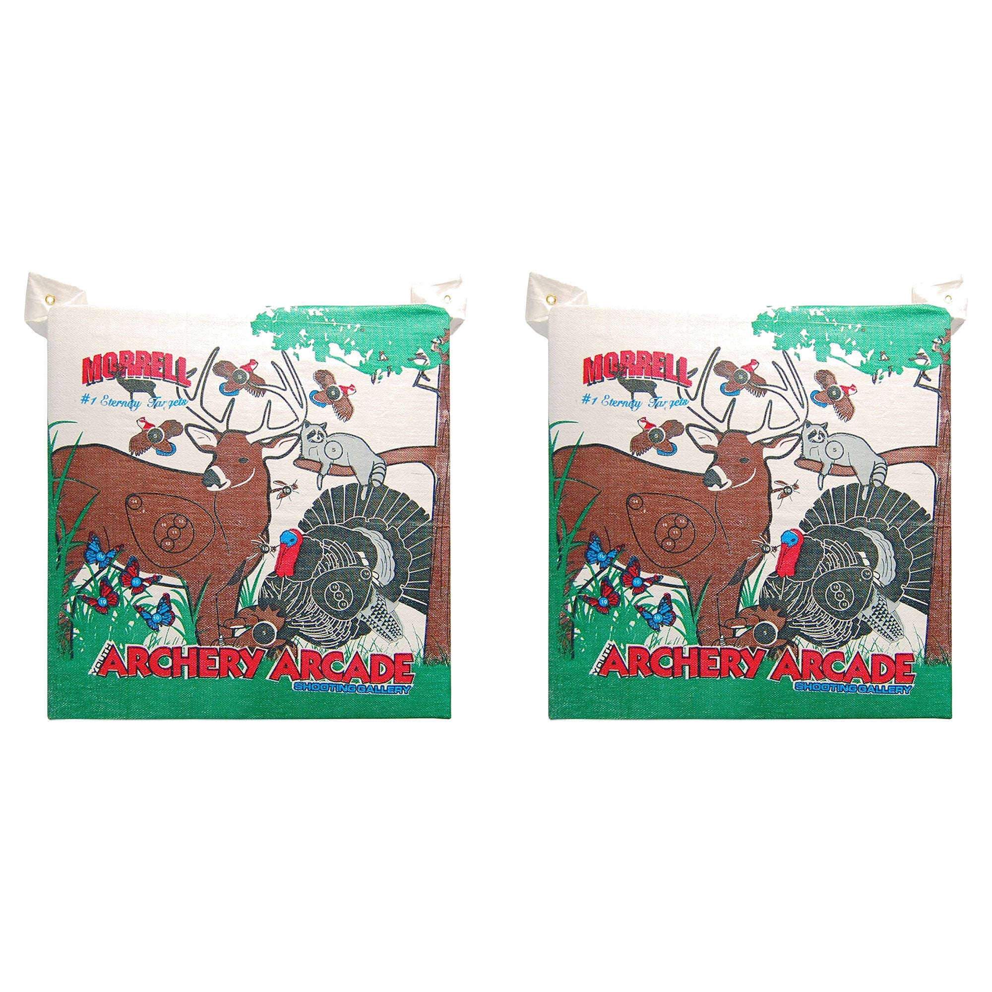 Morrell Youth Arcade Field Point Archery Bag Target for 30lb Bows, 2 ...