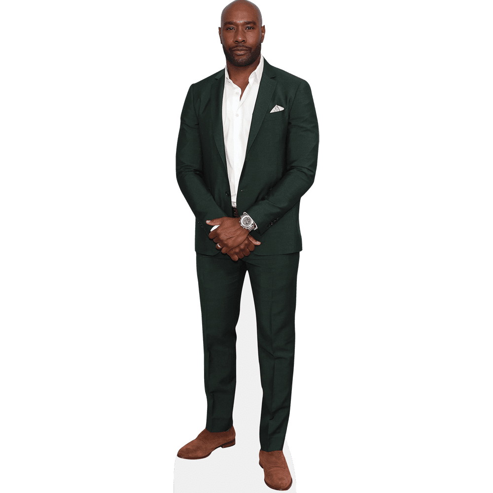 Morris Chestnut (Green Suit) Lifesize Cardboard Cutout Standee ...