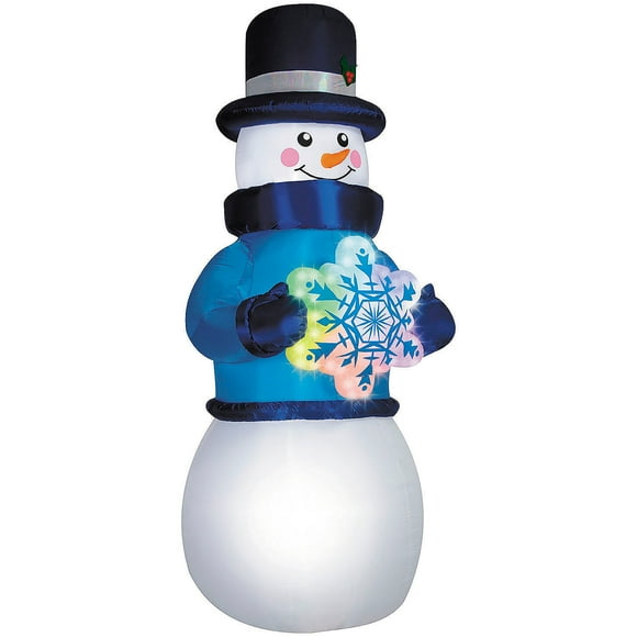 Inflatable Snowmen Outdoor Decor for Festive Holiday Displays