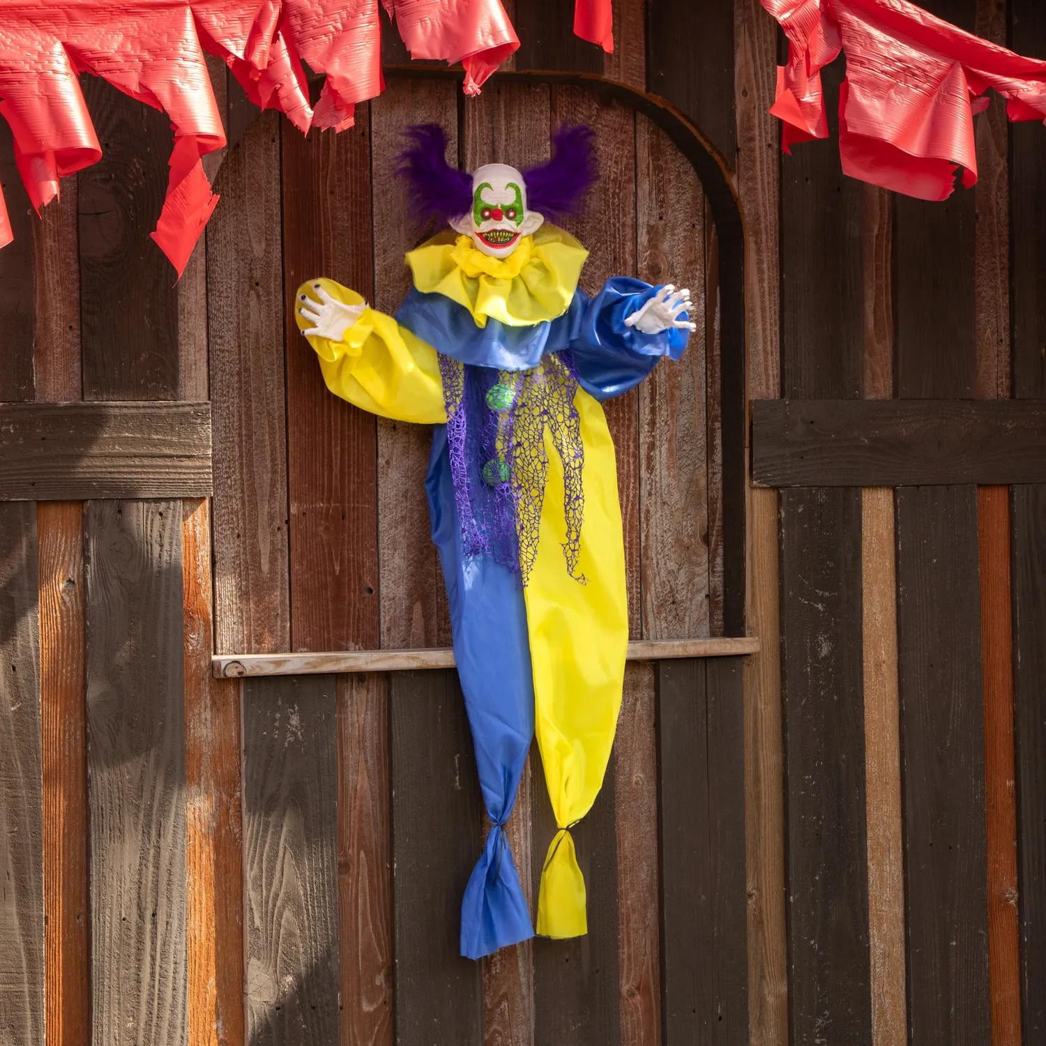 Hanging Clown Halloween Prop