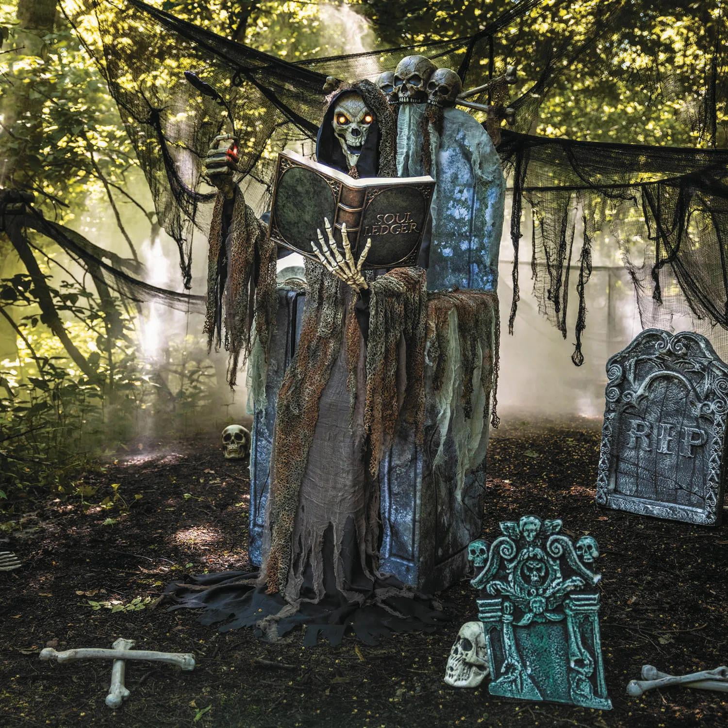 7 Ft. Animated Light-Up Soul Stealer Halloween Decoration - Walmart.com