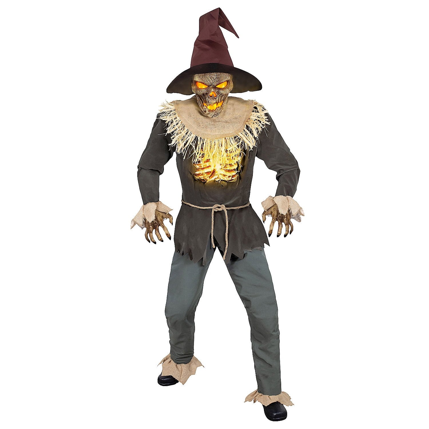 8 1/2 Ft. Animated Scarecrow Halloween Decoration - Walmart.com