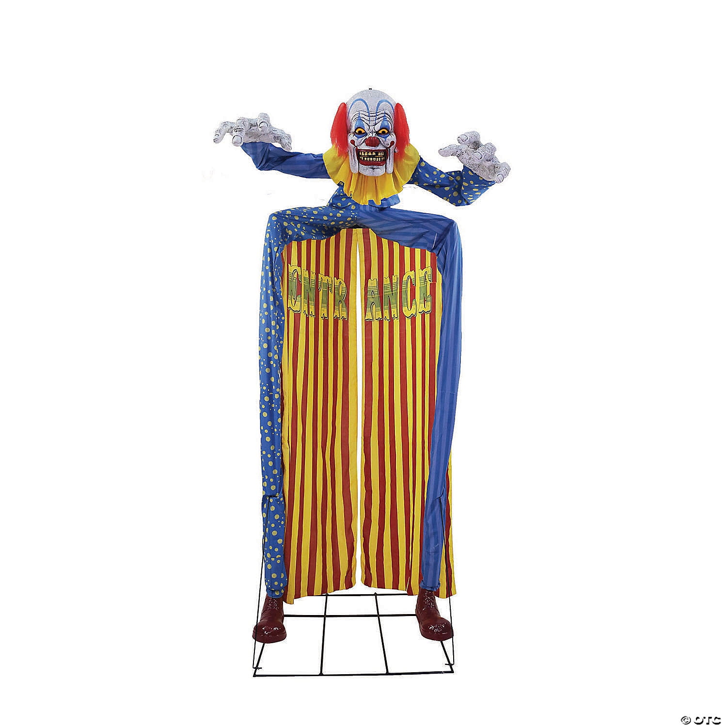 Morris Costumes Animated Looming Clown Walk-Through Halloween Decoration - 10 ft - Walmart.com