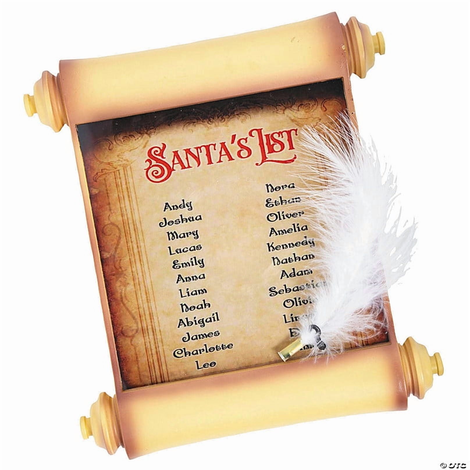 Animated Santa's List Christmas Decoration - 2 pcs - Walmart.com