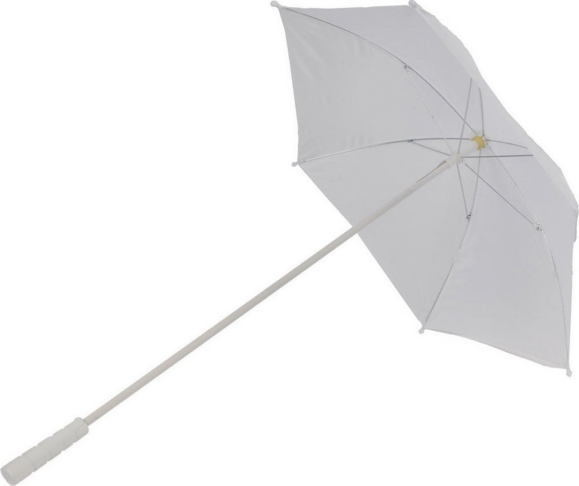 Morris Costumes BB30WT 28" Nylon Parasol - Walmart.com