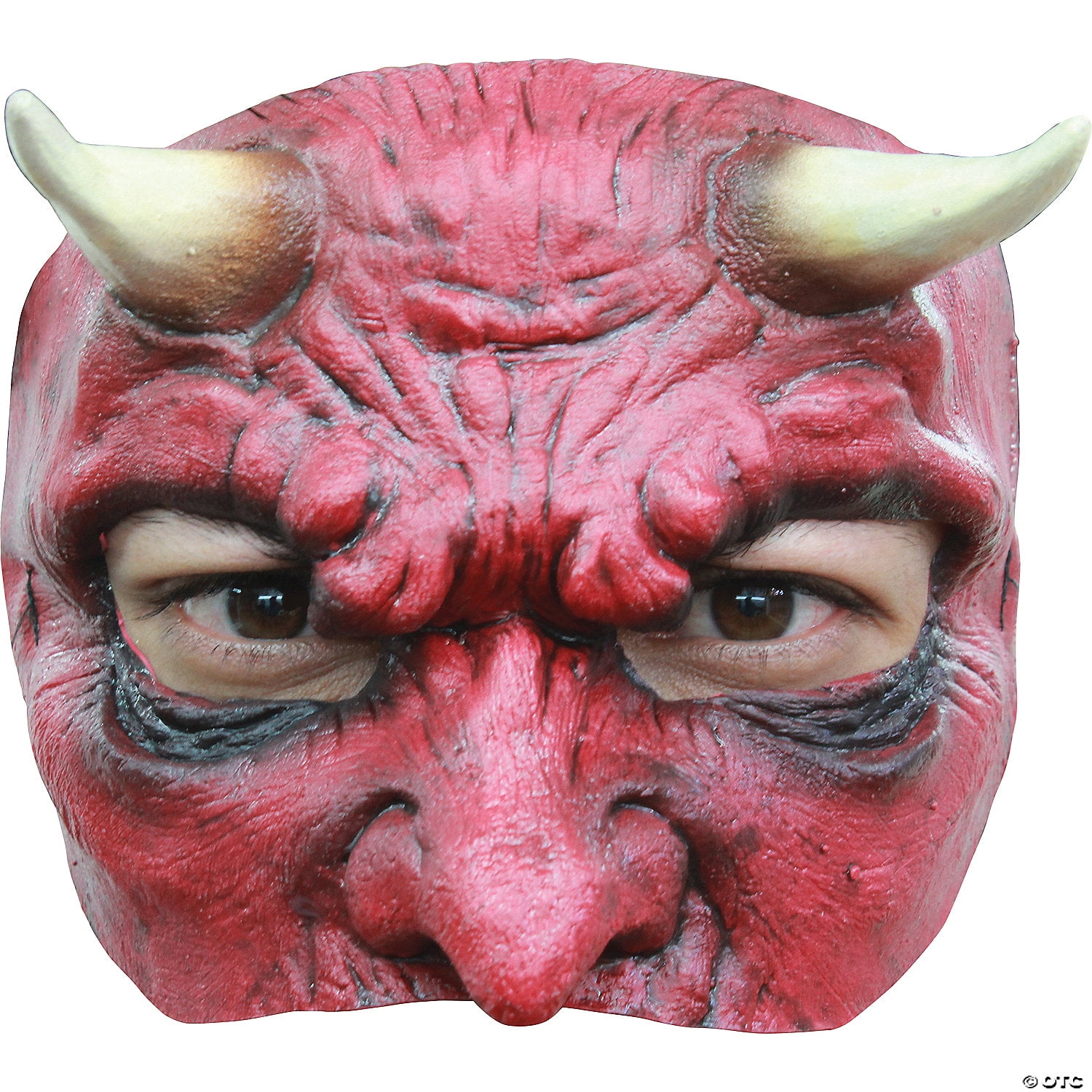 Morris Costumes Devil Latex Half Mask - Walmart.com