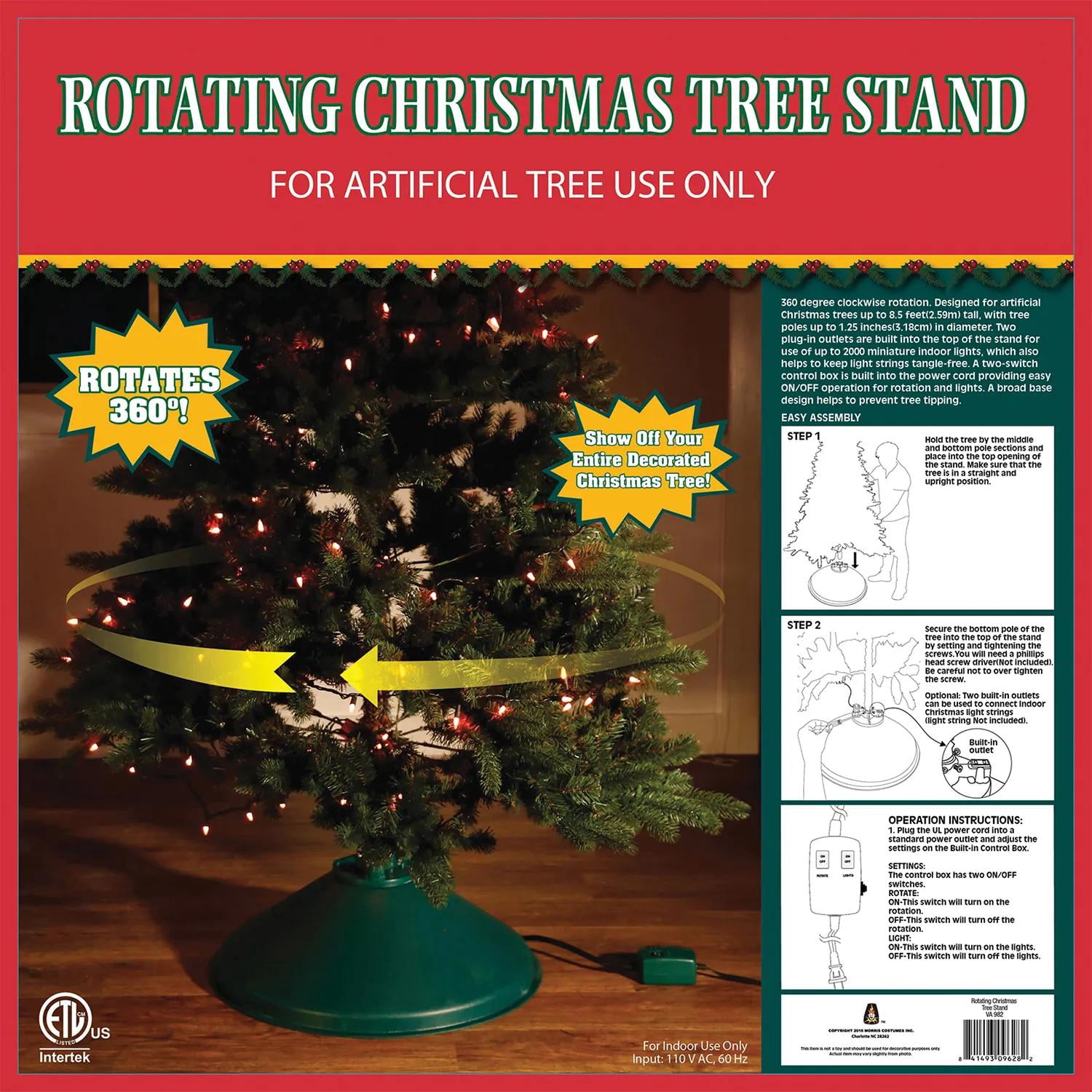 Morris Costumes EZ Rotating Christmas Tree Stand, 23.5 in - Walmart.com