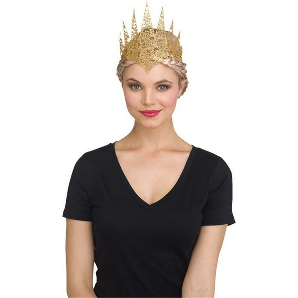 Morris Costumes FW93148GD Flexible Glitter Crown, Gold - One Size ...