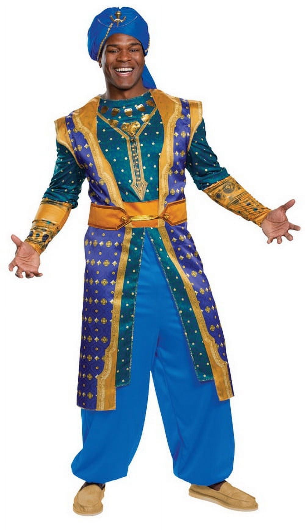 Morris Costumes Genie Deluxe Fancy-Dress Costume for Adults with ...