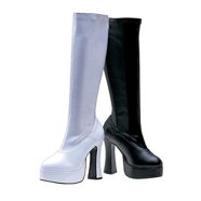 CHACHA 5" Heel Knee High Platform Boots - Walmart.com