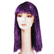 Descendants Disney Descendants 2 Mal Wig, Purple with Tinsel Highlights ...