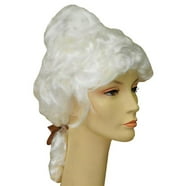 Skeleteen George Washington White Wig - Historical Colonial Powdered ...