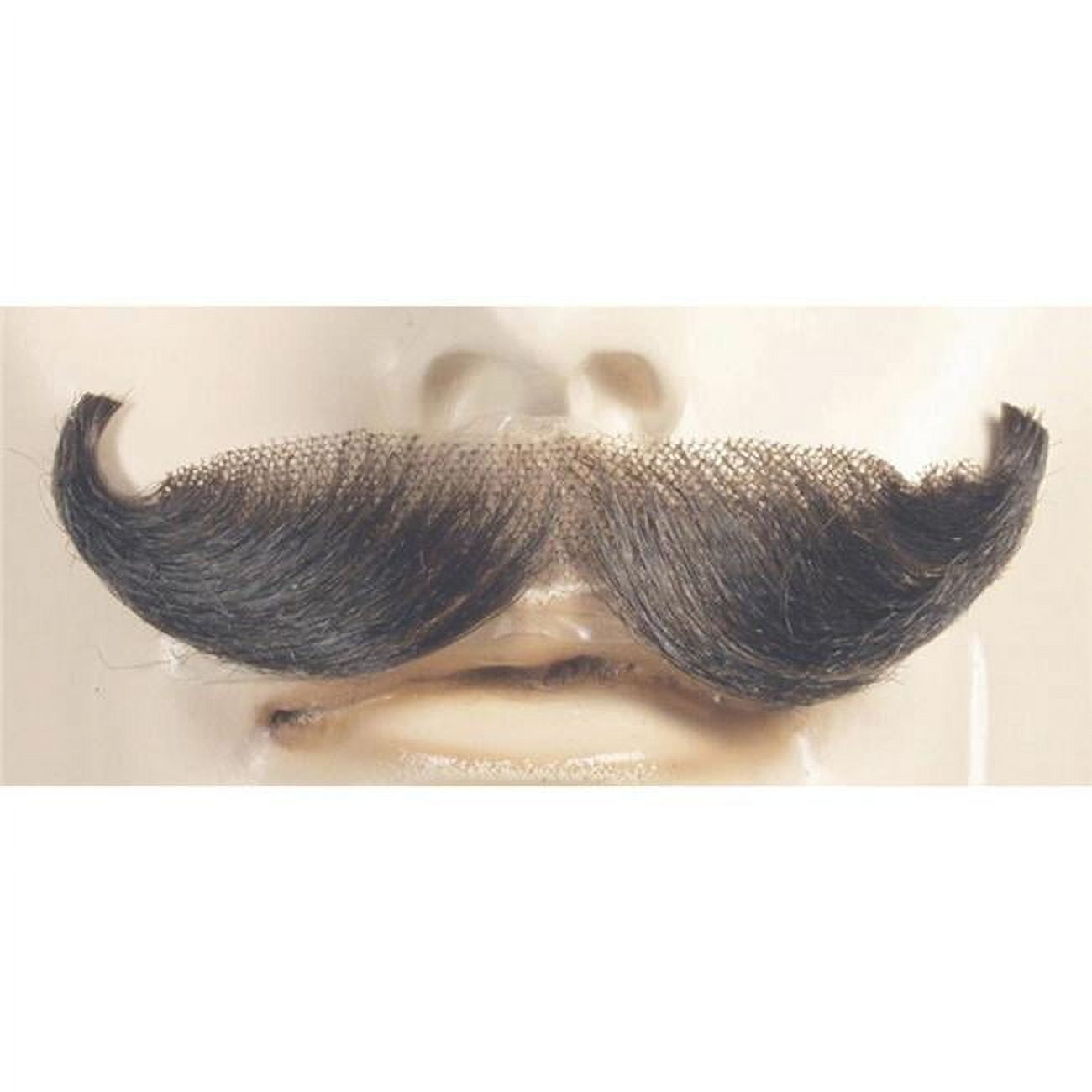 Morris Costumes LW410DBNGY Mustache English Blend - Dark Brown & Gray ...