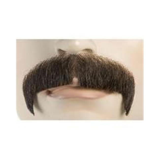 Morris Costumes Villain M1 Mustache - Human Hair - Walmart.com