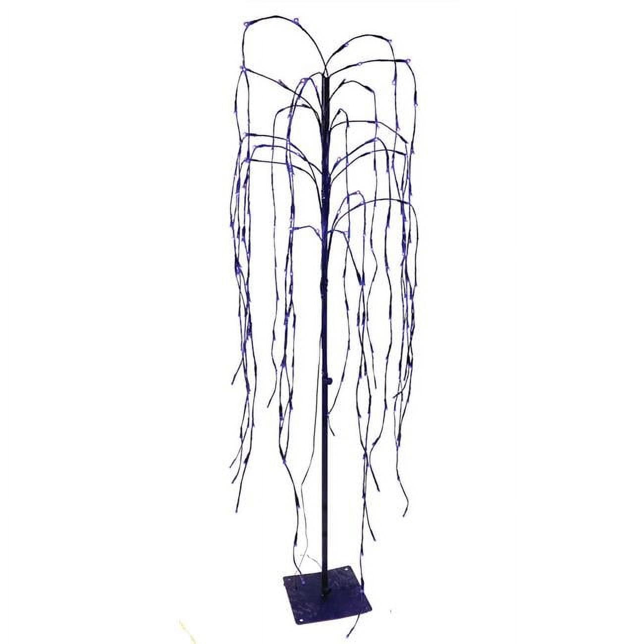 Morris Costumes 5 ft. Lighted Ornamental Willow Tree with Purple Lights ...