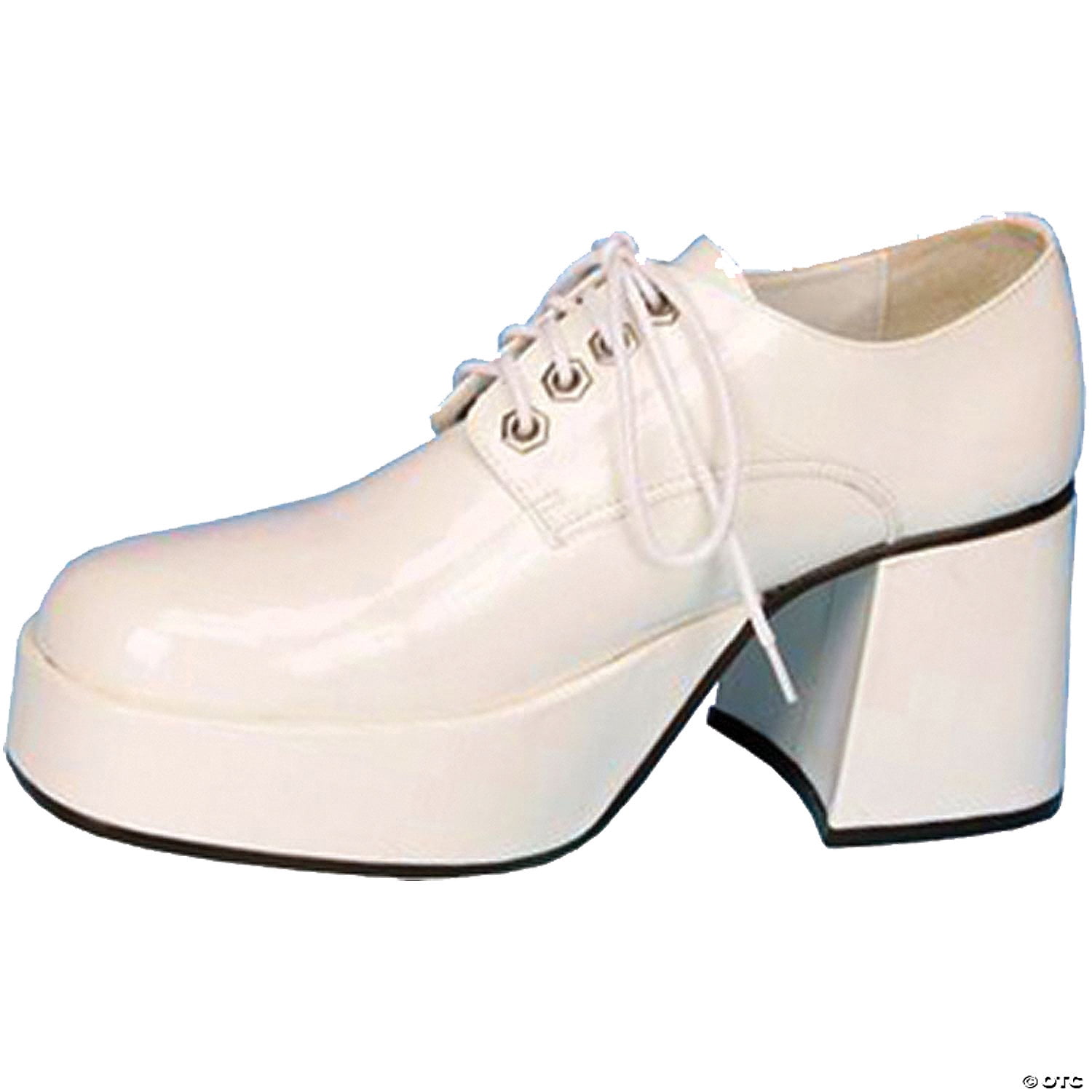 Morris Costumes Men's Patent Leather Platform Shoe - Walmart.com