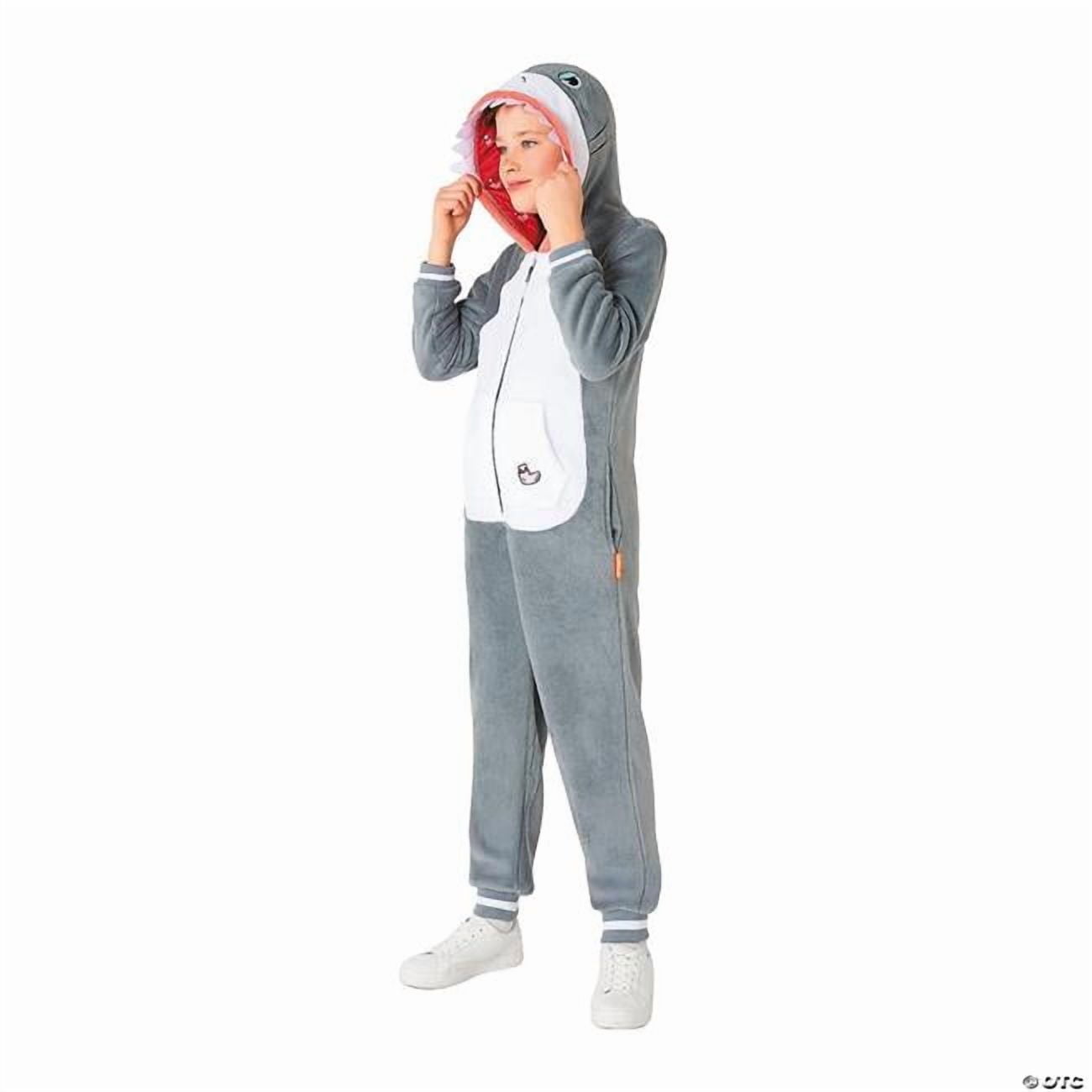 Morris Costumes OSKO1019XL Shark Hooded one piece Costume for Kids ...