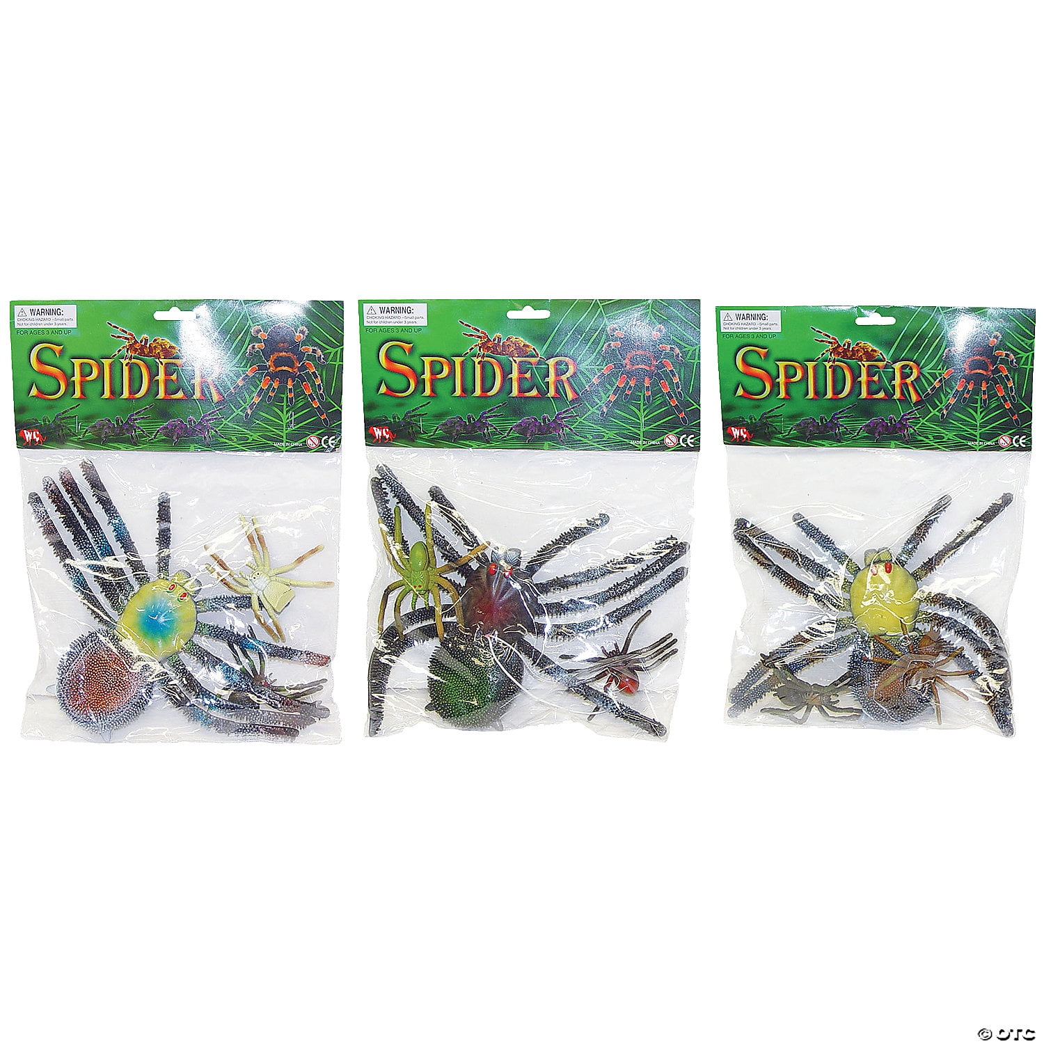 Rubber Spiders for Daycare Imaginative Play Props - Walmart Business ...