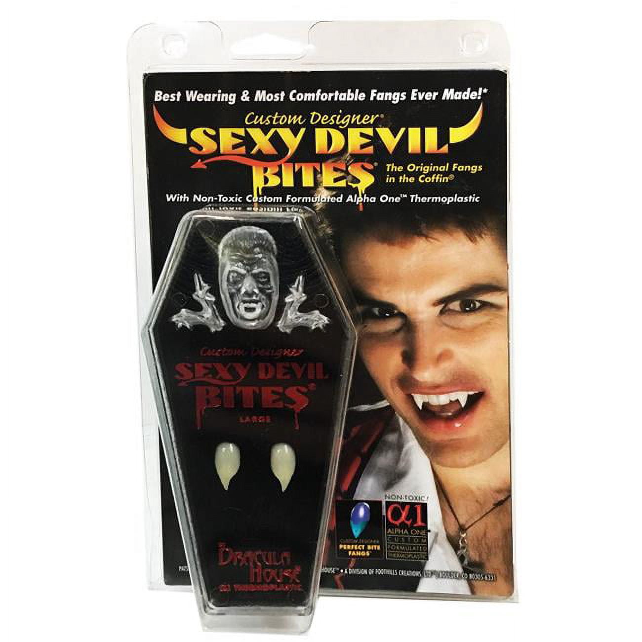 Morris Costumes Sexy Devil Bites - Clam Shell - Walmart.com