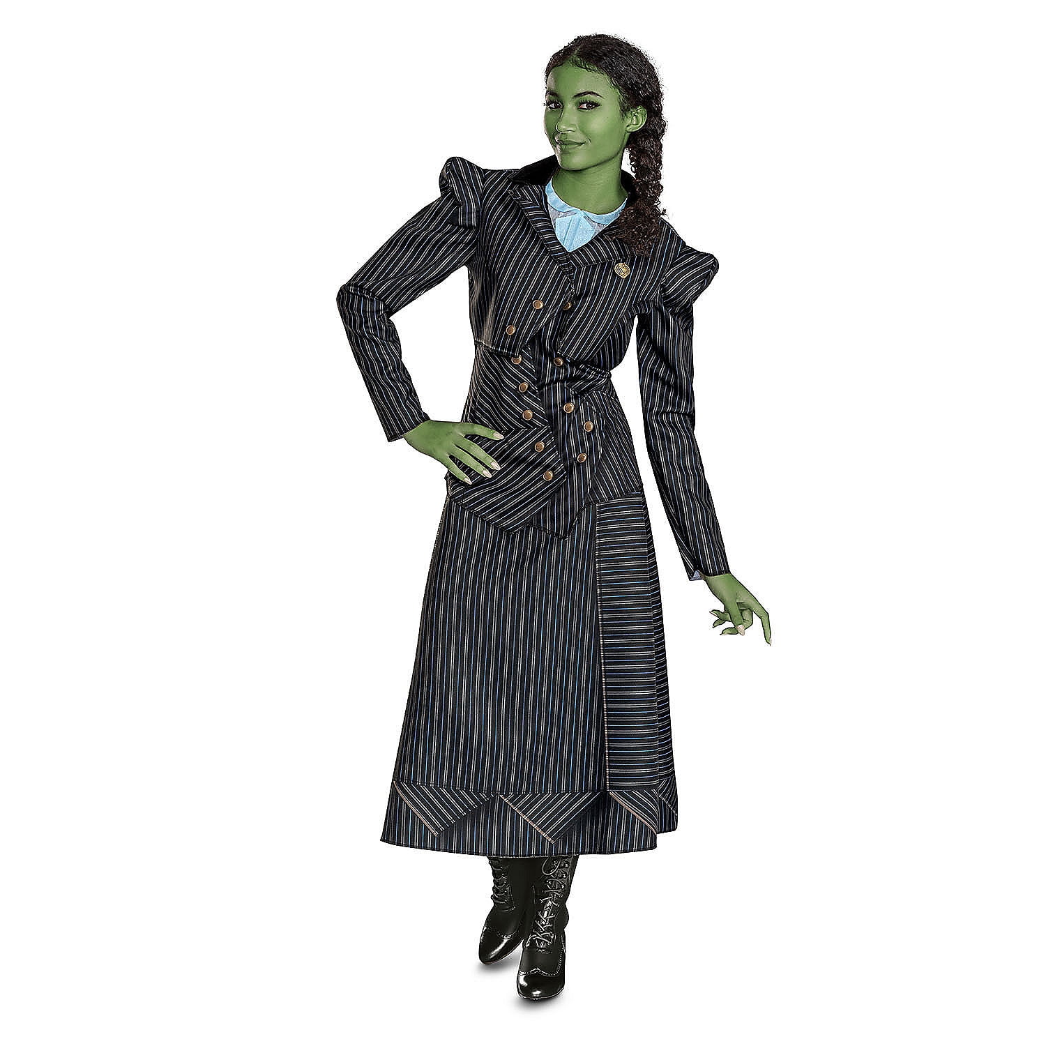 Adults Deluxe Wicked Elphaba Shiz University Dress Costume - Large 12 ...
