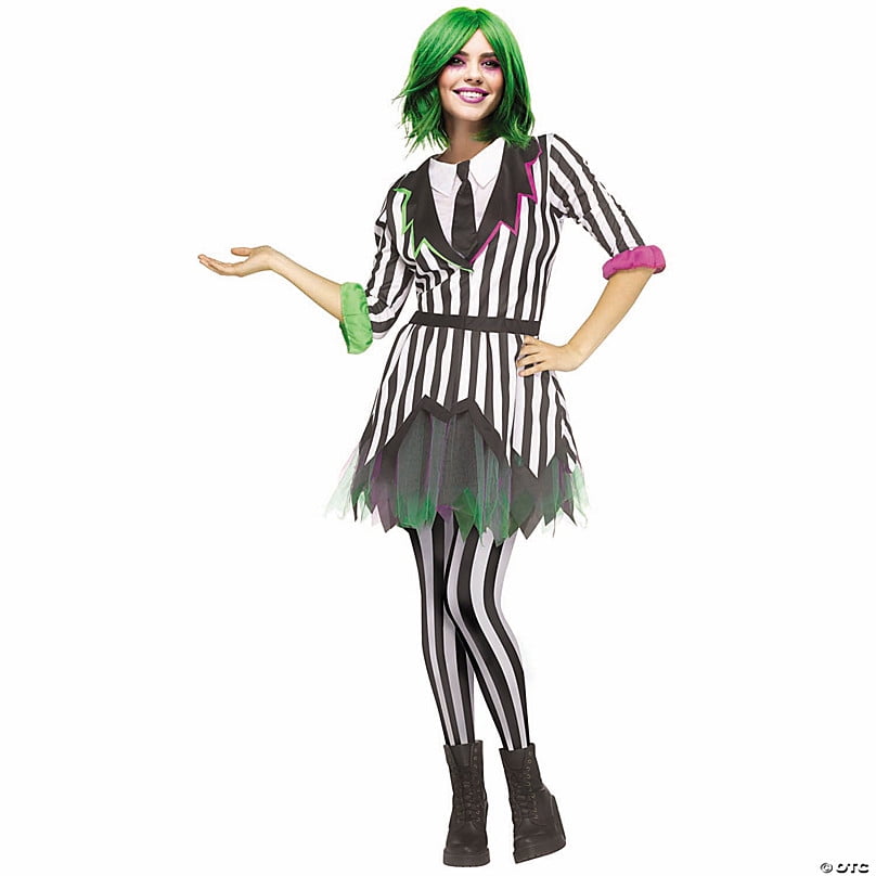 Fun World Women's Ghostly Gal Halloween Costume Dress - Black Small ...