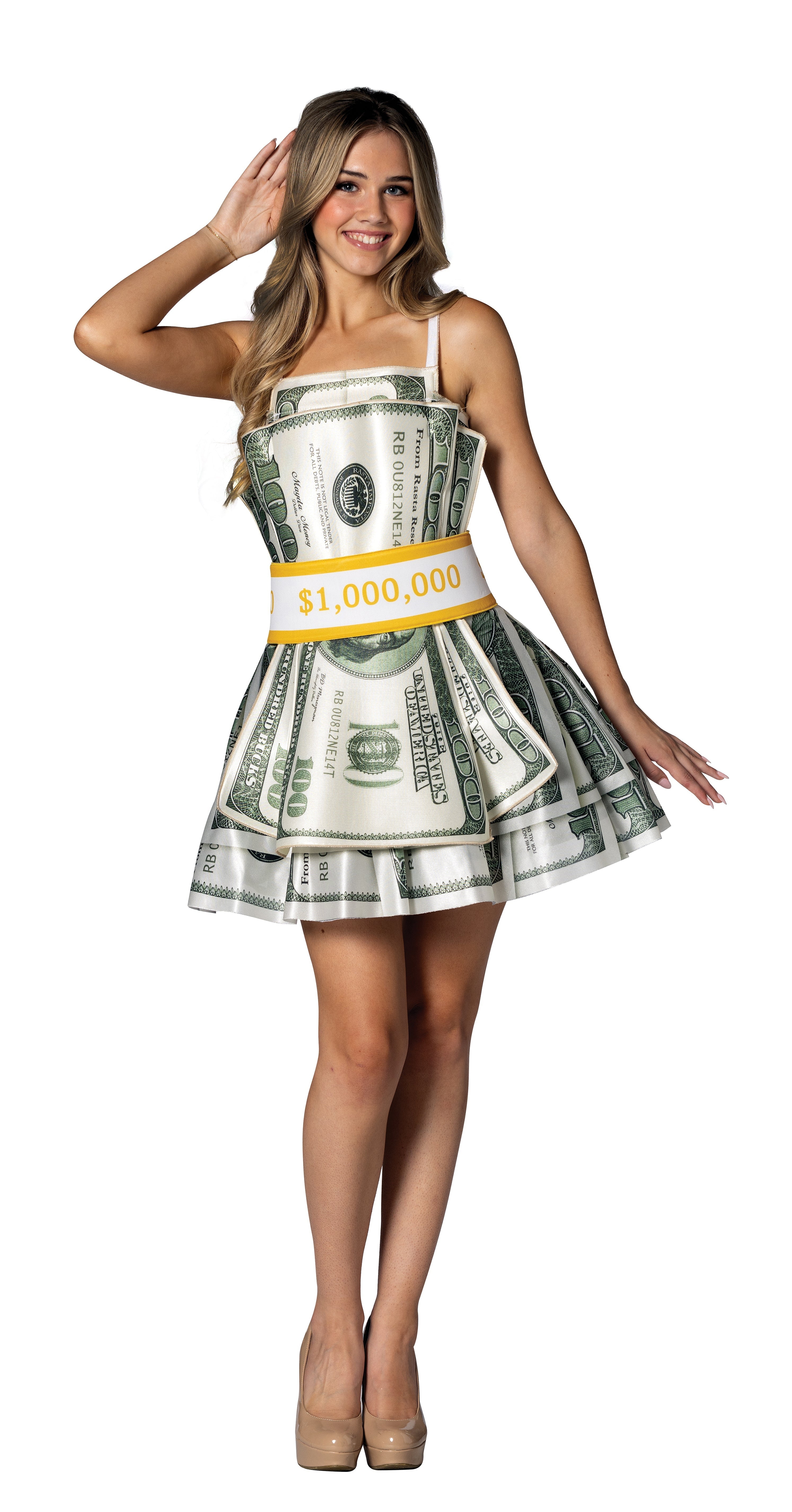 Imposta Costumes Money Dress Halloween Costume, Green, Women's Size 2-8 ...