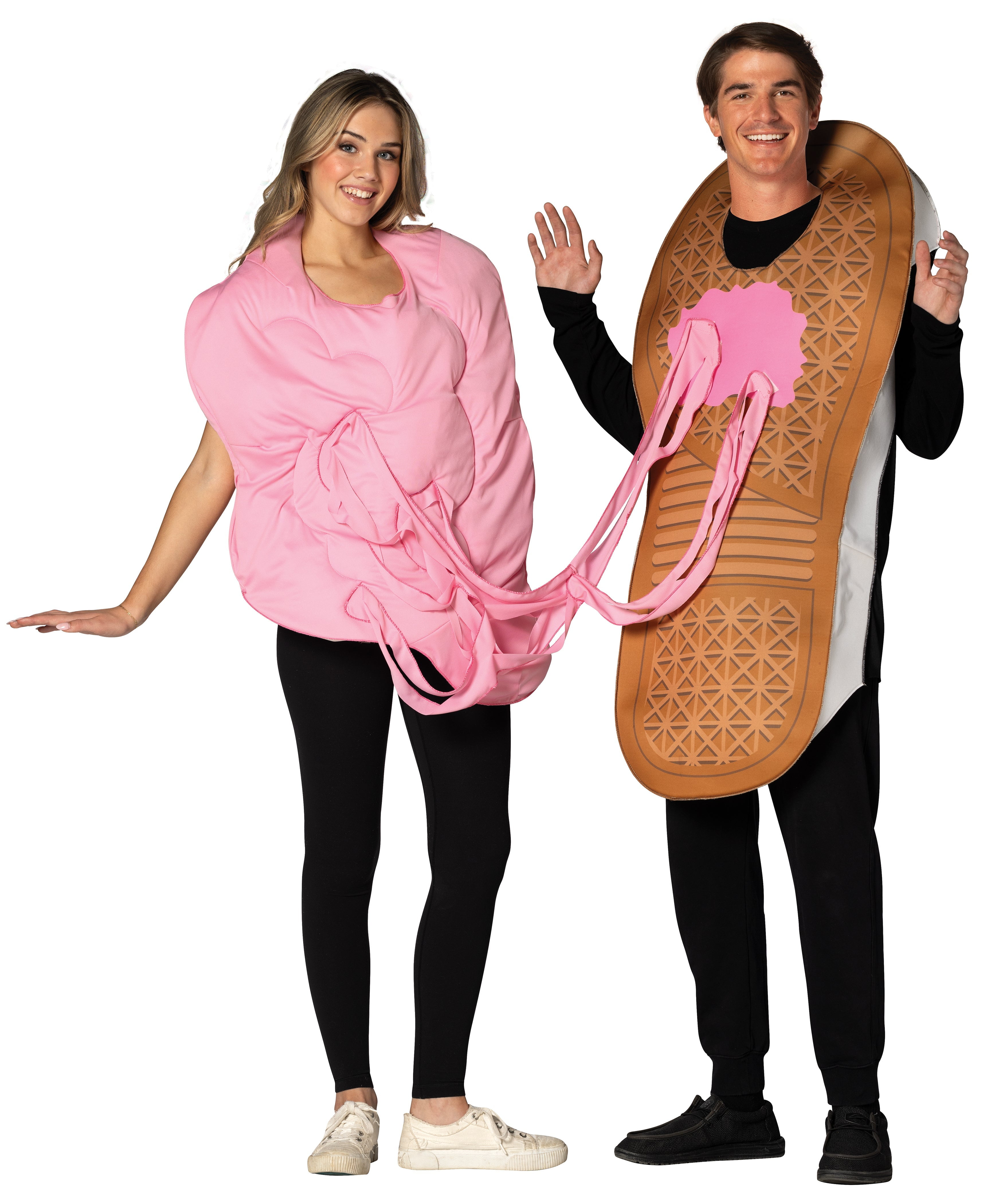 Imposta Costumes Sneaker and Stuck Gum Couple Halloween Costume, Pink ...