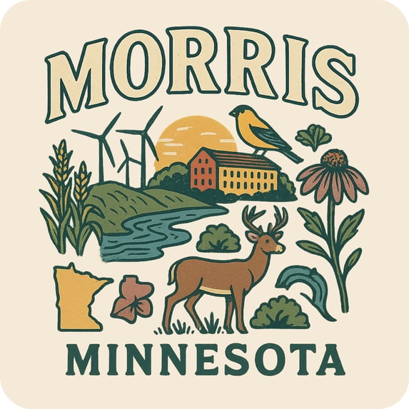Morris Minnesota Keepsakes Souvenir Vinyl Sticker – Destination Travel ...